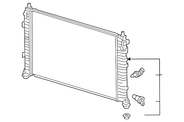 Engine Radiator 86785339 | GMPartsDirect.com