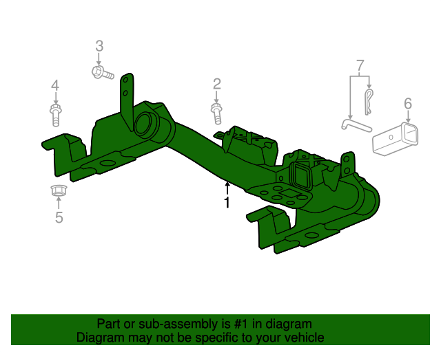 84369040 - Receiver Hitch Mounted Cargo Carrier 2016-2019 GM | GM ...
