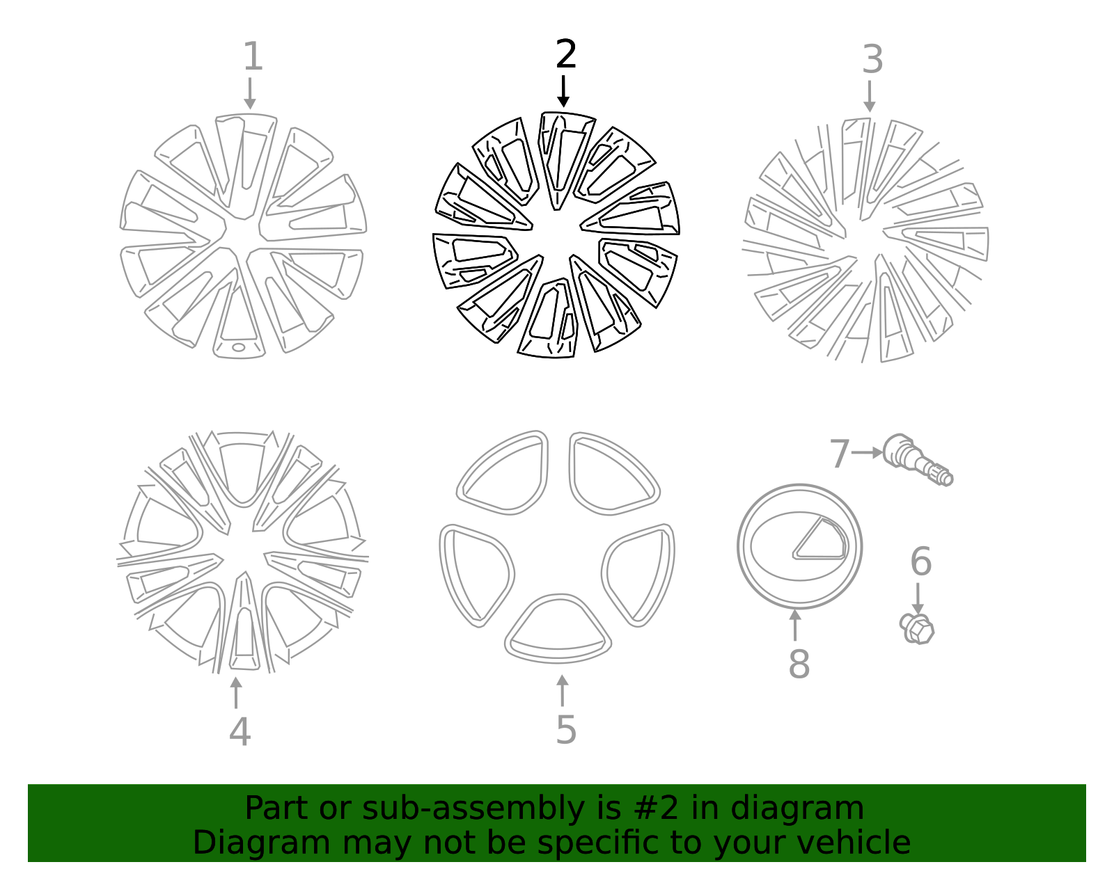 42611-06D10 - Wheel, Alloy 2019-2023 Lexus | Longo Lexus Parts