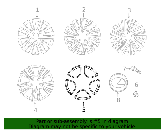 Lexus OEM Spare Wheel Part# 4261B-06010 | OEM Vehicle Parts
