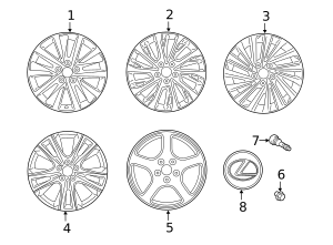 2024 Lexus Wheel Lug Nut 90942-A1009 | LexusOfKendall