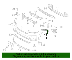 86563-A9UA0 - Trim Molding 2019-2021 Kia Sedona | Kia.Parts Store
