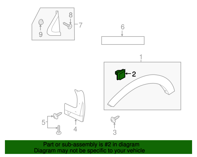 2005-2020 Kia Rocker Molding Clip 87756-1F000 Kia Parts Store Kia ...