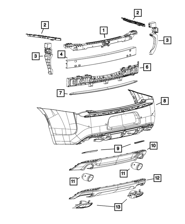 2015-2022 Chrysler 300 Fascia Applique 5SW11SZ0AD | OEM Parts Online