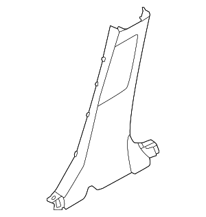 2020-2022 Nissan Sentra Lower Center Pillar Trim 76915-6LB0A | QuirkParts