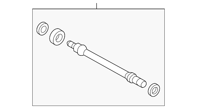 F2A3-25-700D - 2012-2013 Mazda 3 - Intermediate Shaft | Mazda Part Direct