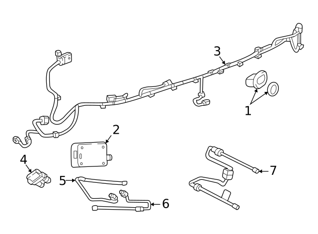 42625293 - Passenger Side Obstacle Detection Control Module 2016-2023 ...