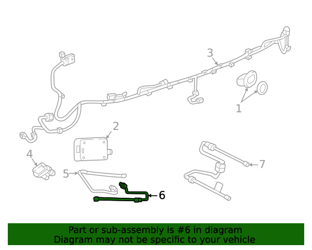 2017-2021 GM Rear Closure Hands Free Sensor 23355885 GM | GMPartsDirect.com
