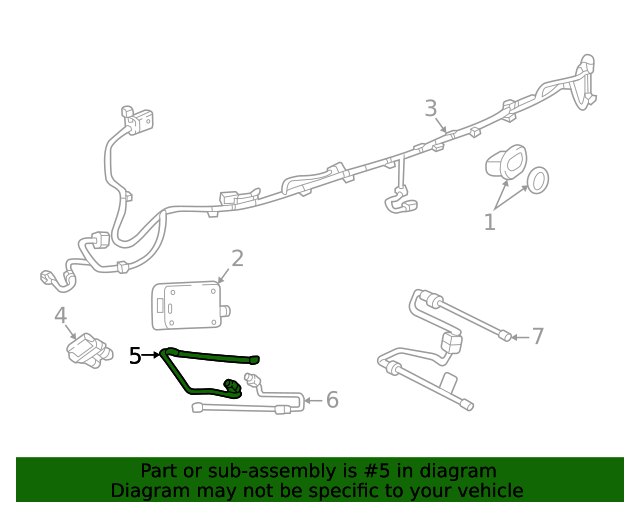 2017-2021 GM Rear Closure Hands Free Sensor 23355884 GM | GMPartsDirect.com