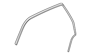 2007-2014 GM Drip Weather-Strip - Driver's Side (LH) 20789462 ...