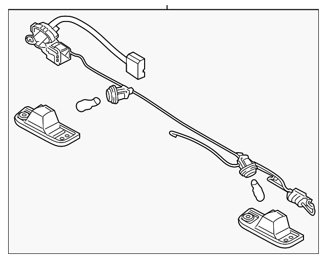 2019-2022 Hyundai Santa Fe License Lmp Assembly 92501-S1010 | QuirkParts