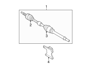 39774-JA02A - Cv Axle Shaft Carrier Bearing - 2010-2024 Nissan | Nissan ...