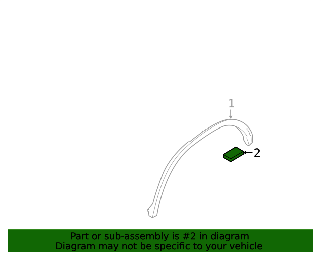 51777476217 - 2019-2022 BMW Wheel Flare Pad (51-77-7-476-217) | BMW of ...