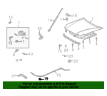 1990-2007 Lexus Release Cable Retainer Clip 90467-09043 | Genuine Lexus ...