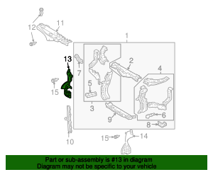 2004-2009 Lexus Deflector 53293-0E010 | OEM Parts Online