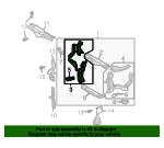 2004-2009 Lexus Side Support 53202-0E011 | OEM Parts Online