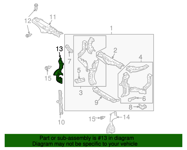 2004-2009 Lexus Deflector 53293-0E010 | OEM Parts Online