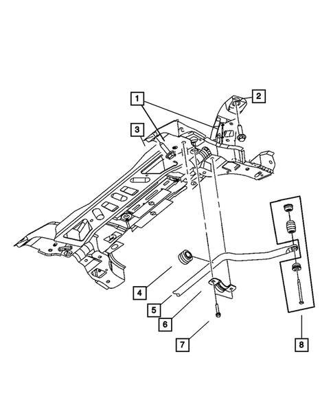 Front Suspension for 2006 Chrysler PT Cruiser | Mopar.com National eStore