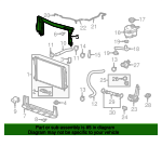 2010-2015 GM Radiator Air Upper Deflector 25799031 | OEM Parts Online