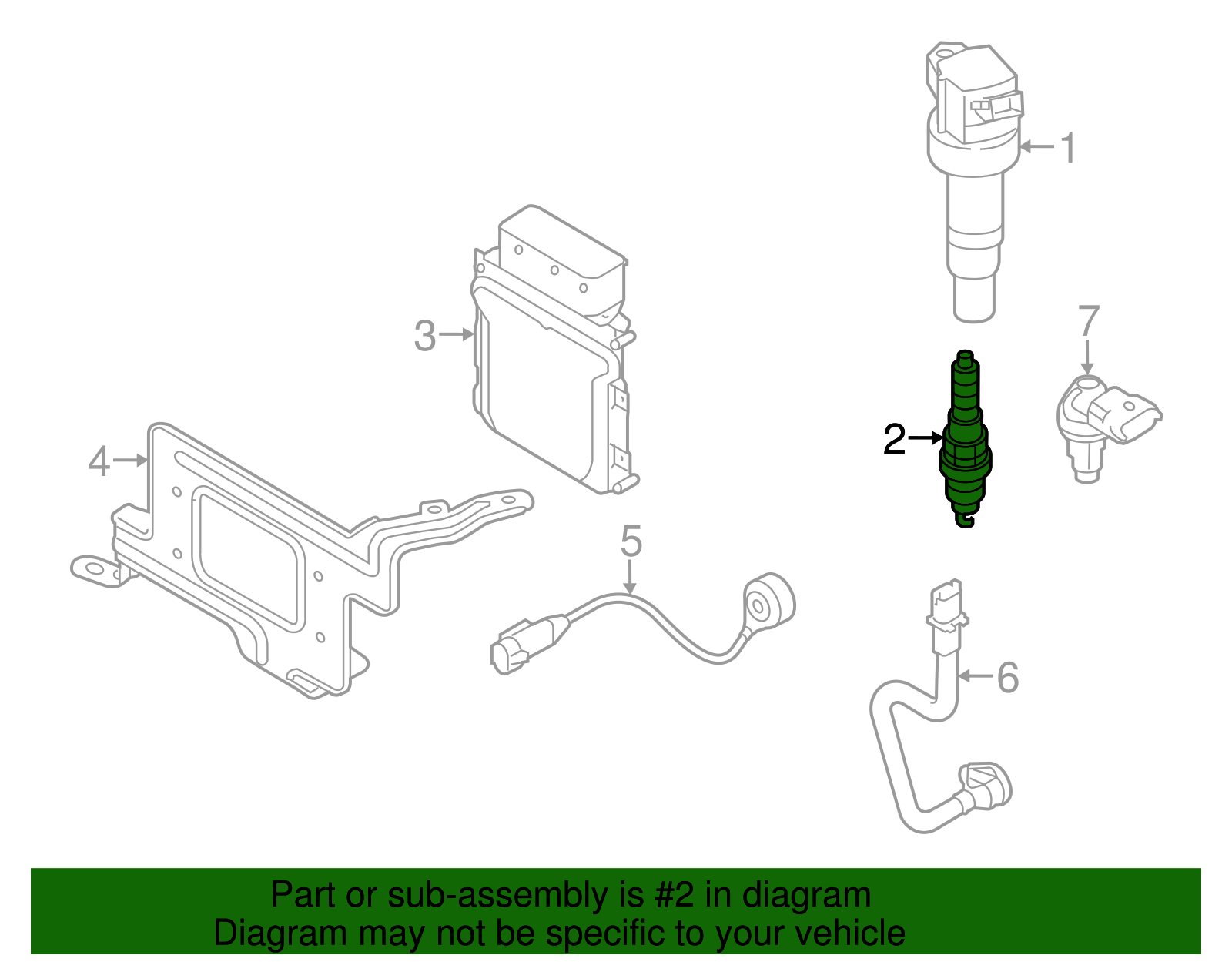 18846-08060 - Spark Plug 2014-2016 Kia | Kia.Parts Store