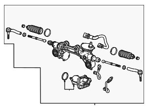 Rack and Pinion Steering Gear 85038103 | GM Parts Center