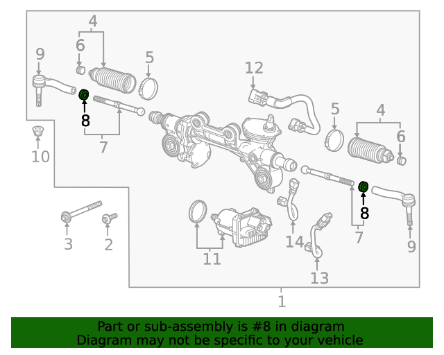 2010-2024 GM Multi-Purpose Nut 11562065 | TascaParts.com