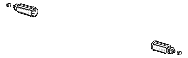 2014-2025 GM Rack and Pinion Boot Kit with Clamps 22834081 | Courtesy Parts