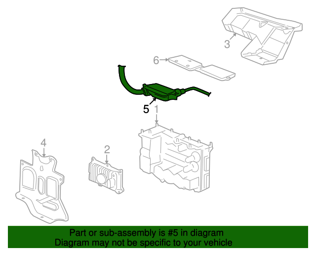2007 Saturn Vue Cable Assembly, Bat Pos (36 V) 19116582 | GMPartsDirect.com