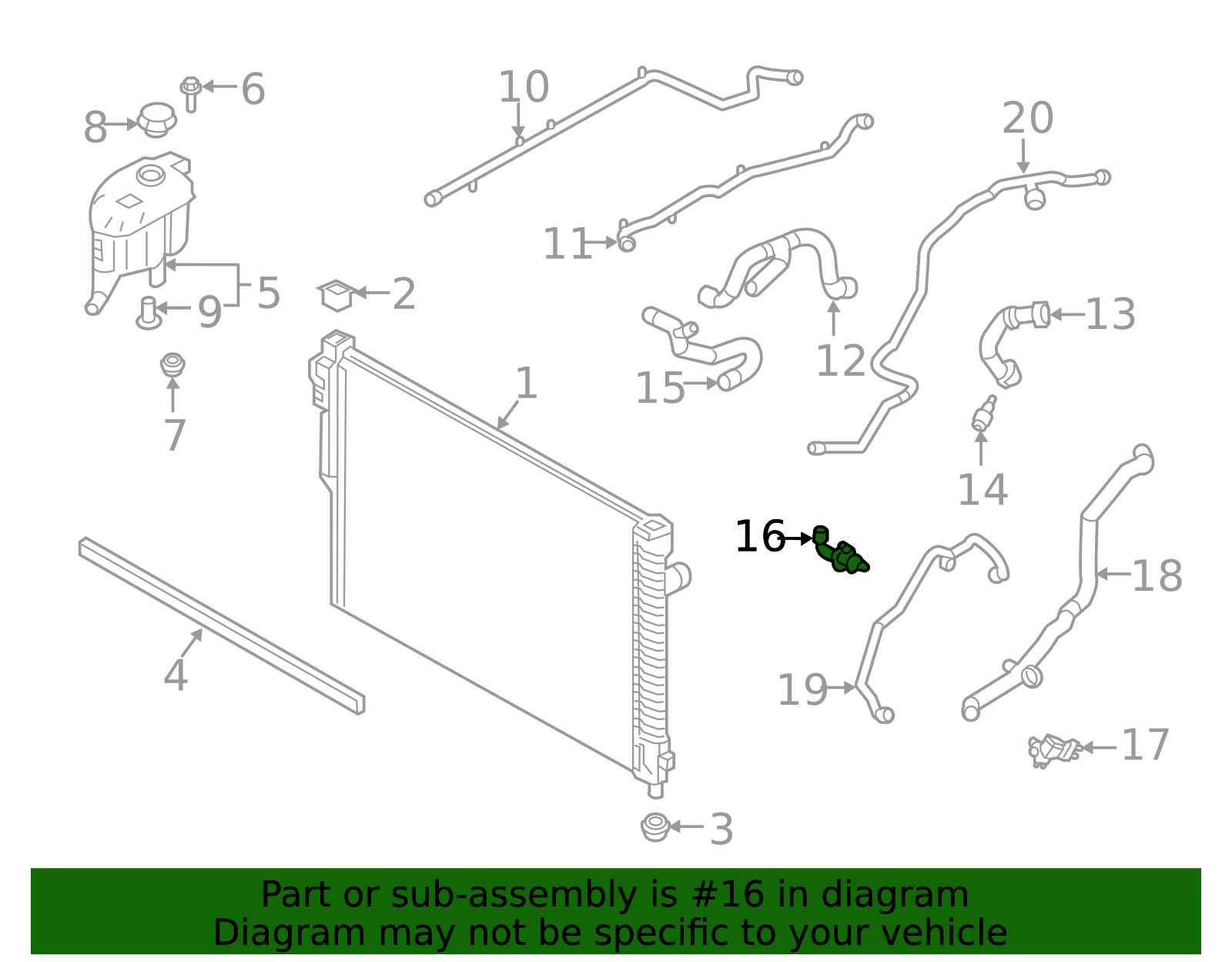 Genuine OEM Water Valve Part# LR094092 Fits 2018-2023 Land Rover: Up To ...