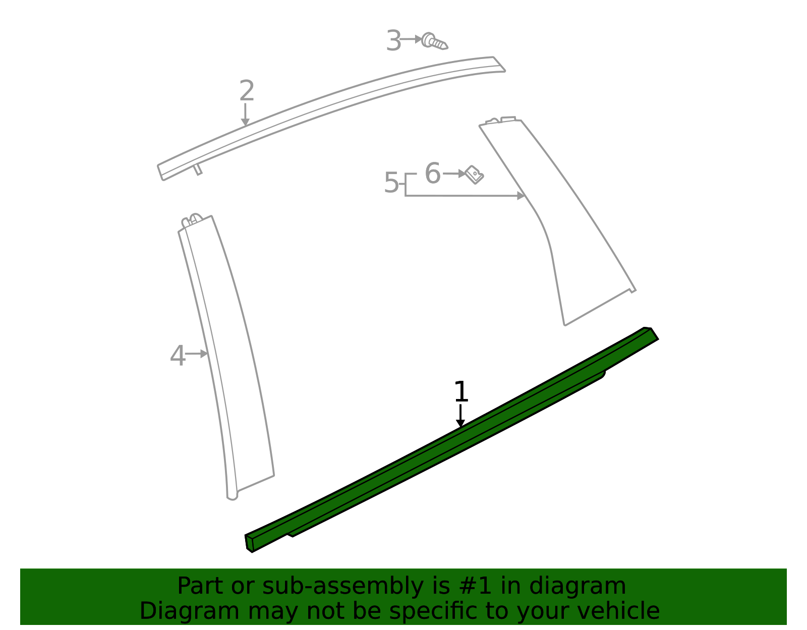 2021-2025 Acura TLX Belt Molding 72950-TGV-A11 | OEMAcuraPart