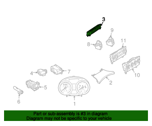171-870-10-10-9698 - Hazard Warning Switch 2005-2008 Mercedes-Benz ...