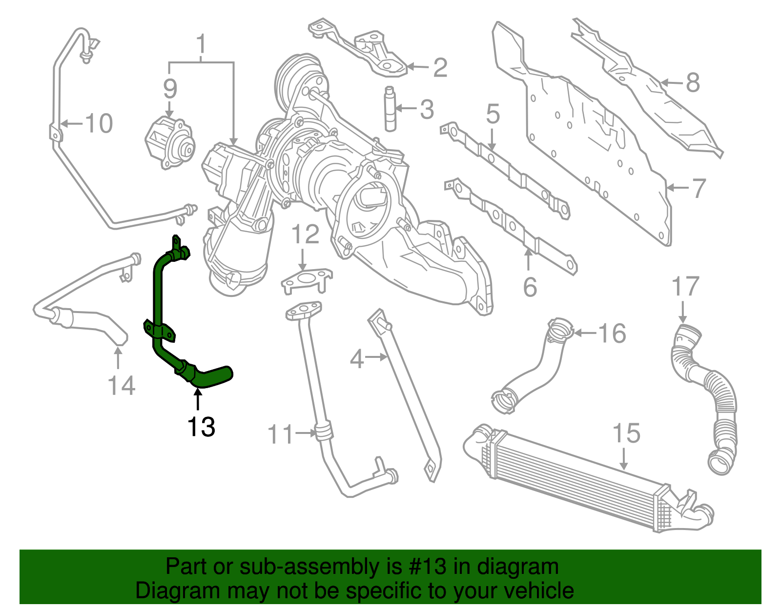 2017-2019 Infiniti QX30 Water Feed Tube 14056-HG02C | INFINITI OF WEST ...