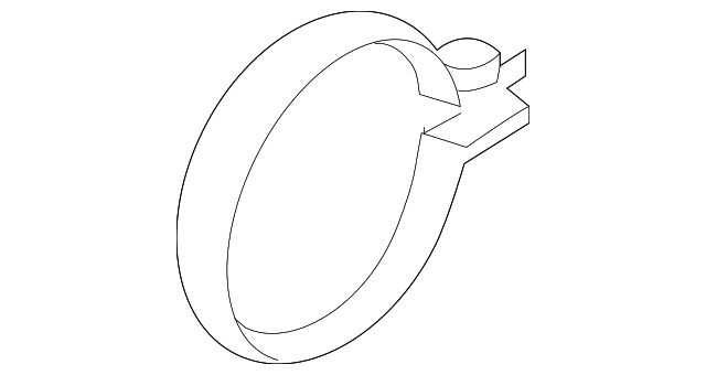 5Q0-253-725-G - Converter & Pipe Clamp 2015-2023 Audi | Audi OEM Parts