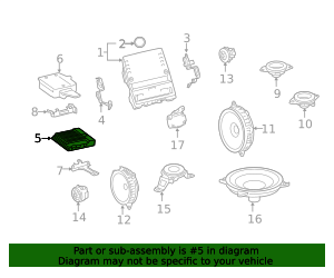 2019-2022 Toyota Avalon Amplifier 86280-07090 | Toyota Parts Center