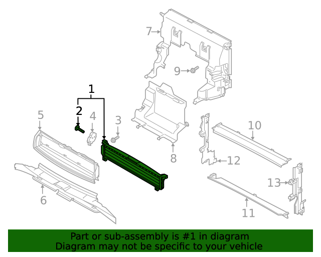 4KE-807-081-9B9 - Sight Shield 2019-2023 Audi | Audi OEM Parts