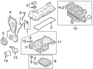 13264-3KY0A - Valve Cover 2013-2017 Nissan | Nissan Parts & Accessories ...