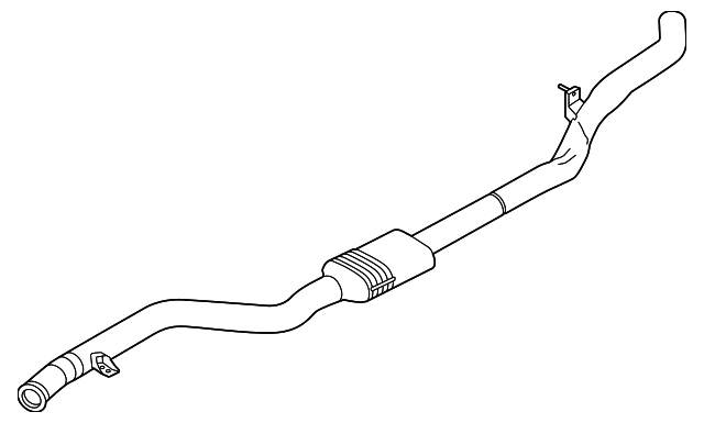 Genuine BMW 18-30-9-894-399 | Front Muffler | FREE Shipping on Most ...