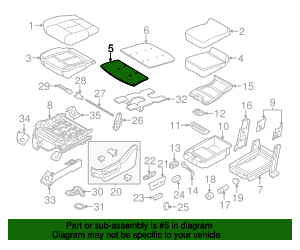 2011-2016 Ford Pad BC3Z-25632A22-D | TascaParts.com