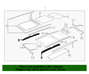 2018-2020 Jeep Renegade Channel - Passenger Side (RH) 68404336AA ...