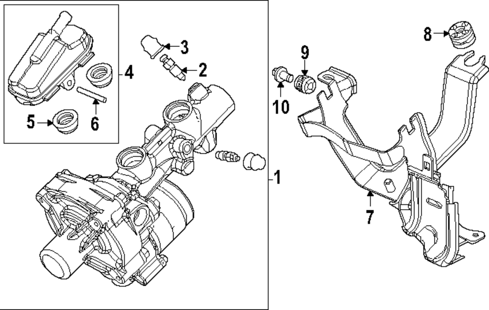 57306-3D4-A00 - 2023-2025 Honda CR-V - Master Cylinder Assembly ...