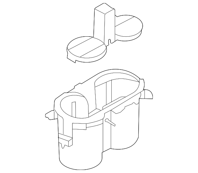 846C1-AB000 - Cup Holder - 2021-2023 Hyundai Elantra | World OEM Parts ...