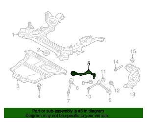 31-12-6-798-253 - Front Control Arm - 2014-2019 BMW | Buy BMW Parts Now