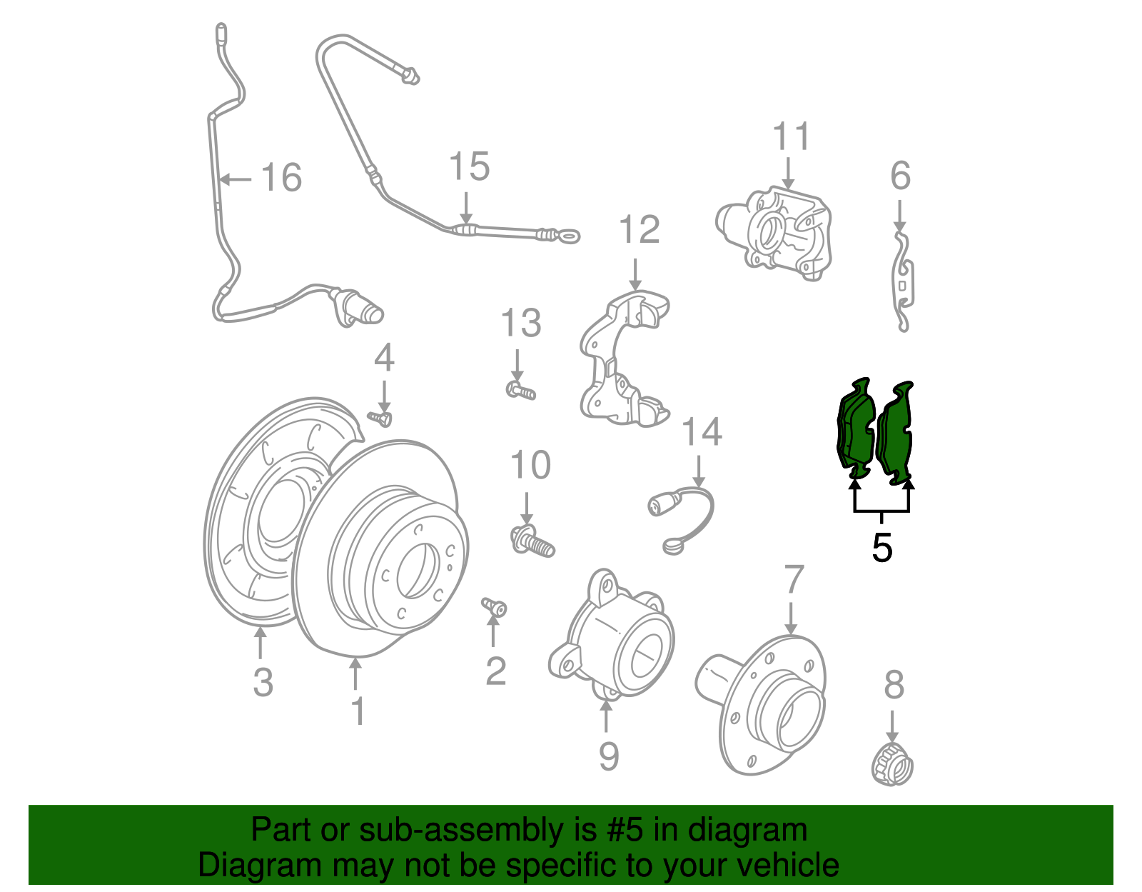 34216761248 - 2000-2008 BMW Brake Pads Rear (34-21-6-761-248) | BMW of ...