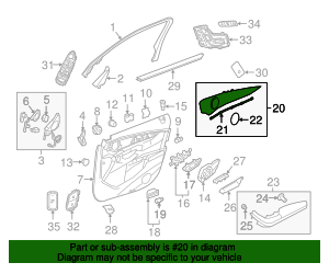 2017-2023 Mercedes-Benz Center Molding 213-720-64-03 | MB OEM Parts