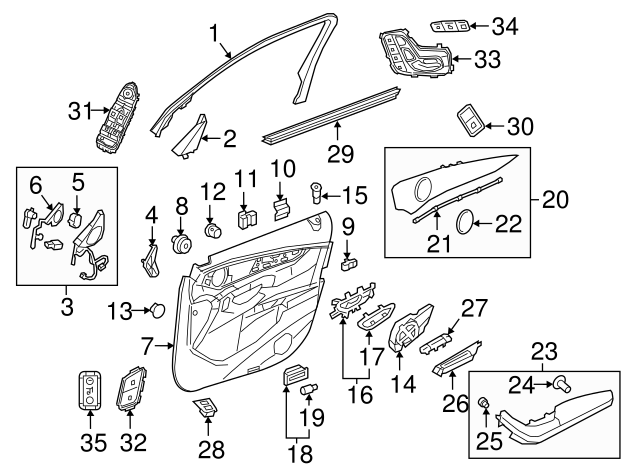 213-720-43-03 - Center Molding 2017-2021 Mercedes-Benz | Mercedes-Benz ...