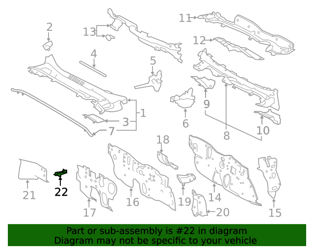 2019-2024 Toyota Heat Shield Plate 55229-10020 | Toyota Parts Delivered