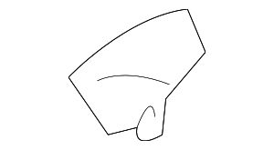 55753-02140 - Cowl Water Deflector (Right) 2019-2022 Toyota Corolla ...