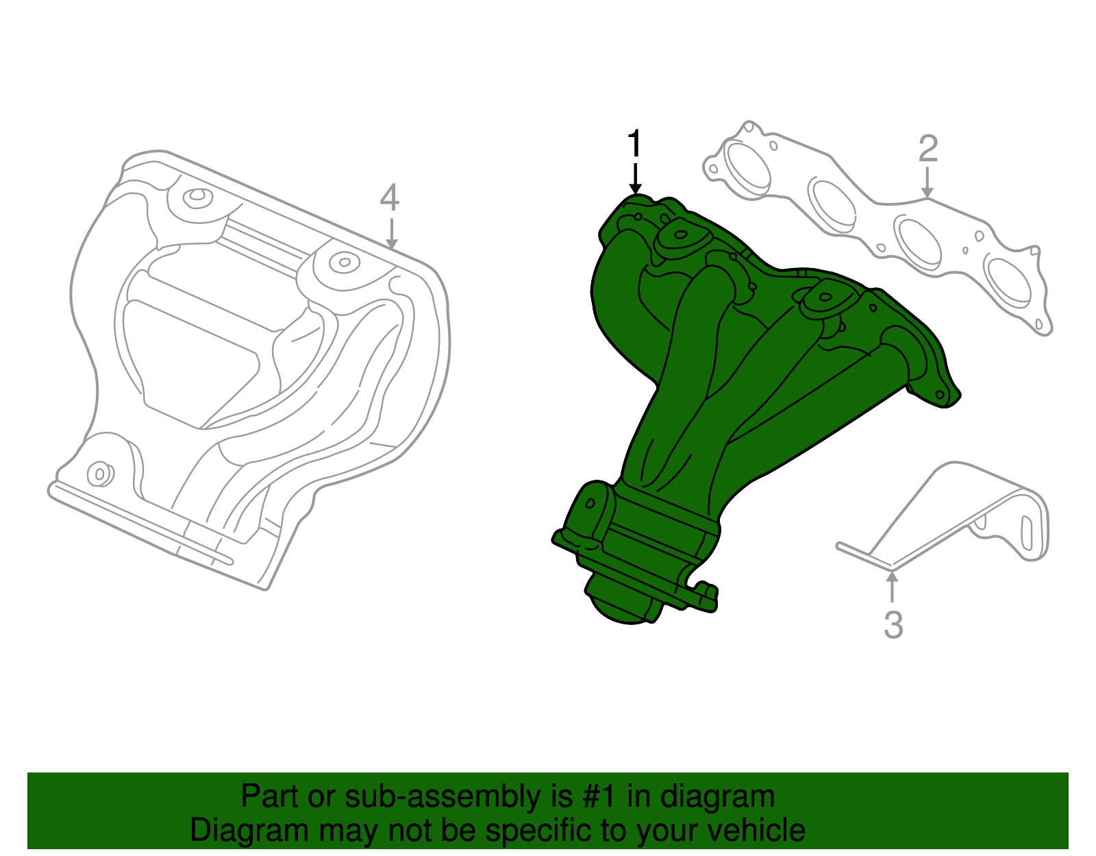 2002-2006 Honda CR-V Exhaust Manifold 18100-PNB-000 | Retail Performance Auto Parts