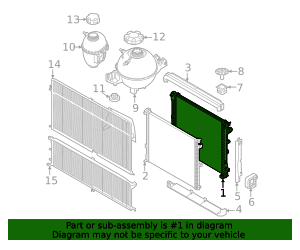 17-11-9-487-318 - Radiator 2020-2025 BMW | Motor City BMW Parts
