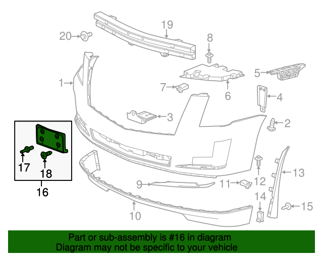 23158734 - OEM GM ATTACHMENT KIT GMPartsCenter.net | GM Parts Center